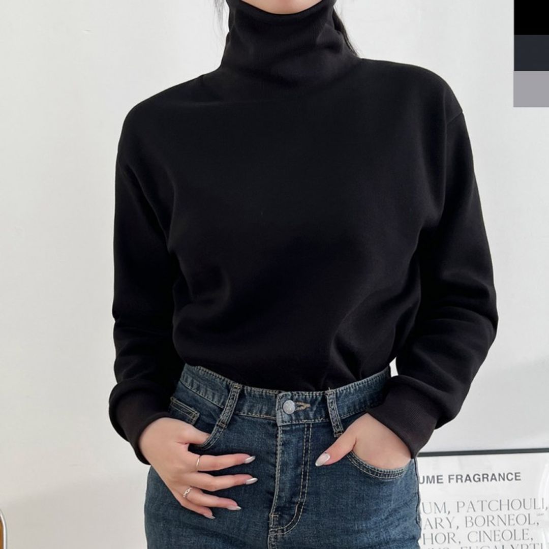 겨울 33 여성목티 여성목폴라 폴라티 여자목티 터틀넥 목폴라