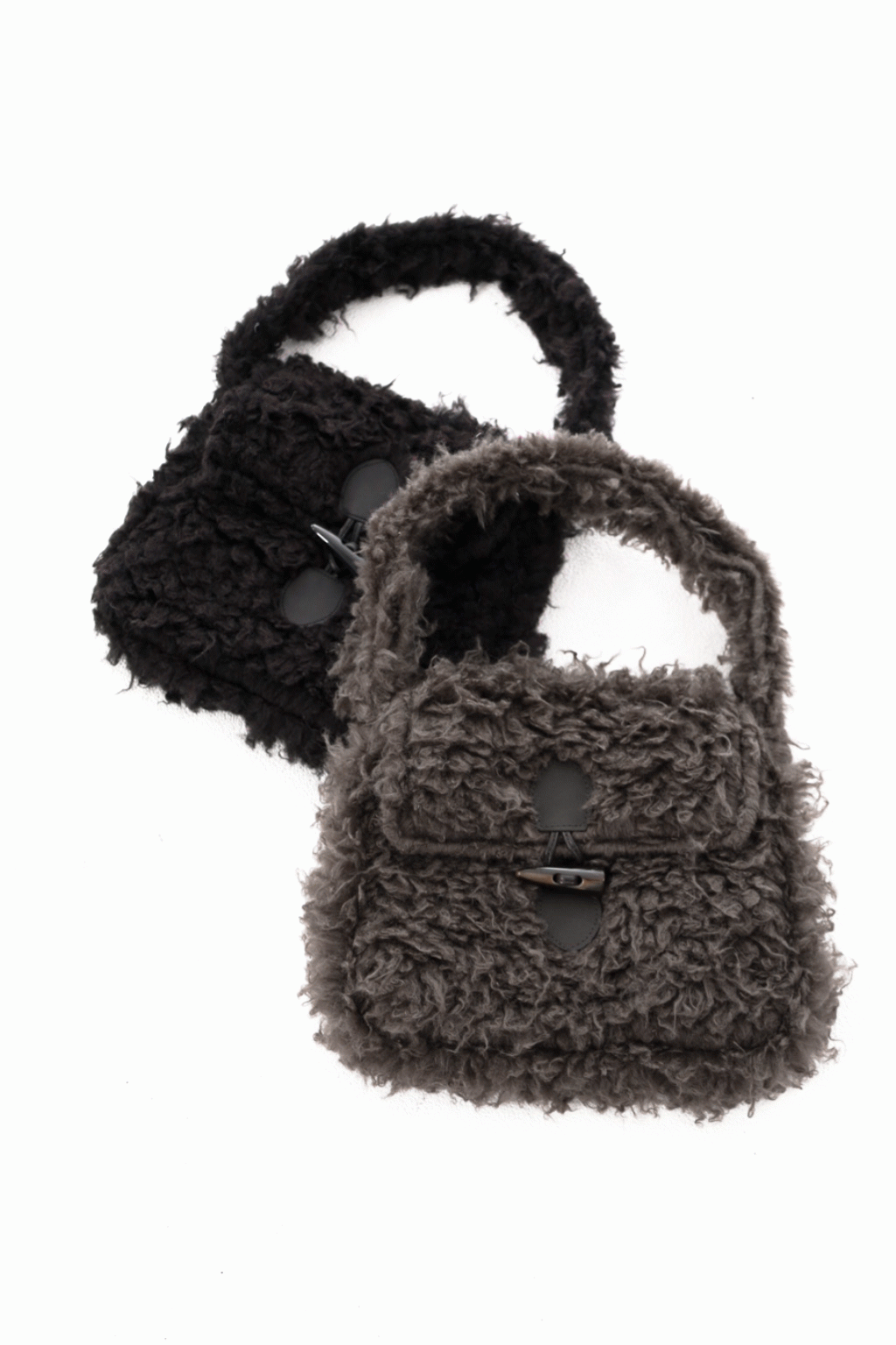 아멜라 FLUFFY TOGGLE BAG 2COLOR