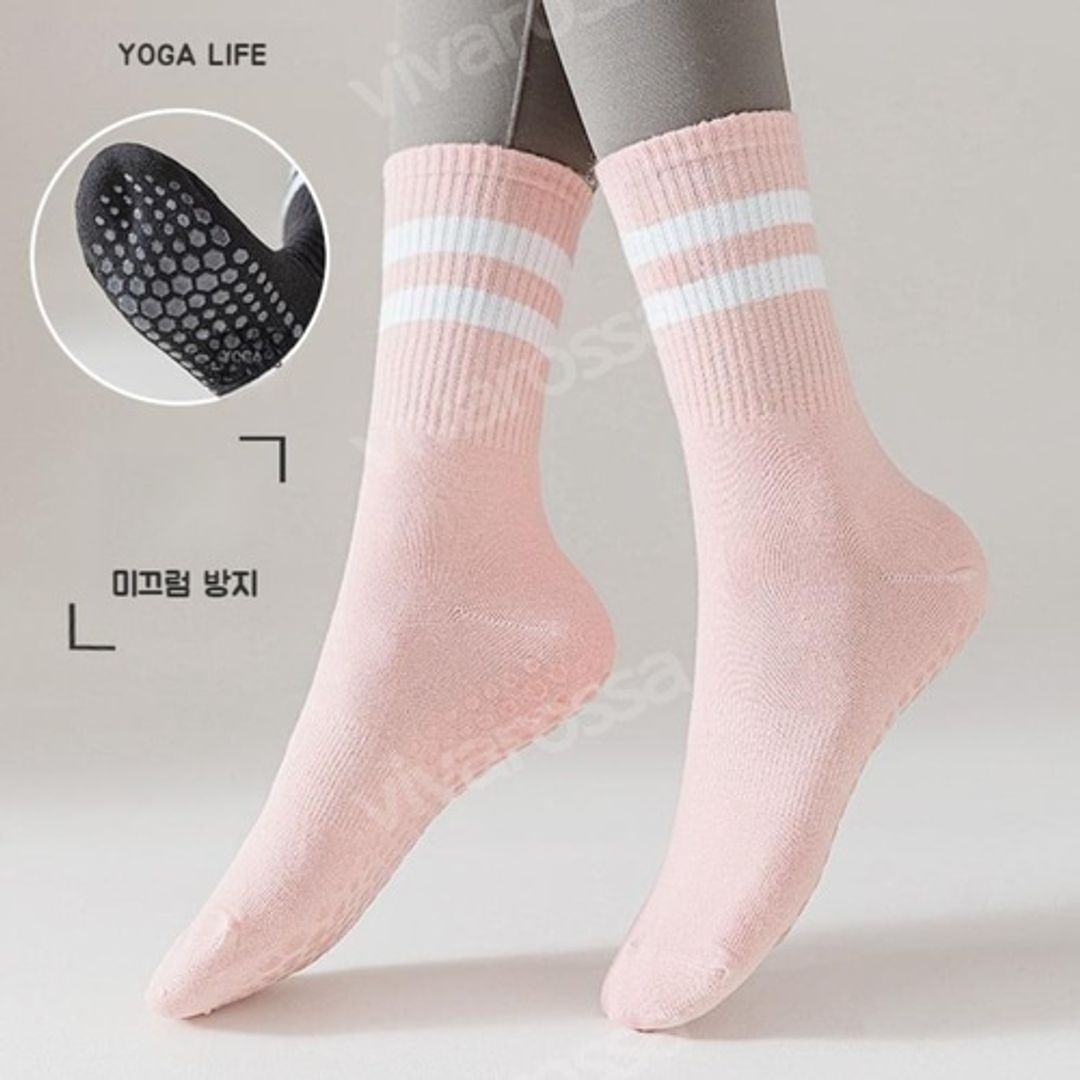 요가 필라테스 논슬립 미끄럼 방지 발목 양말