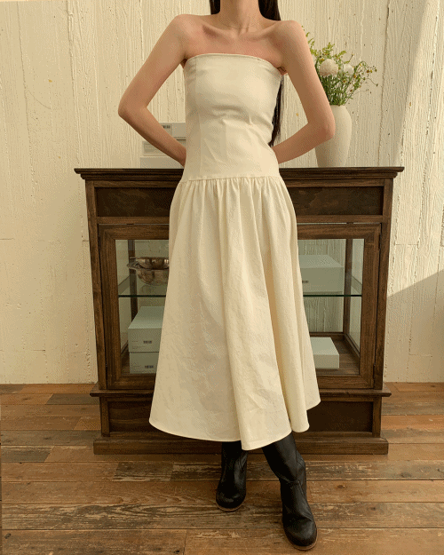 TUBE TOP COTTON DRESS (2c)
