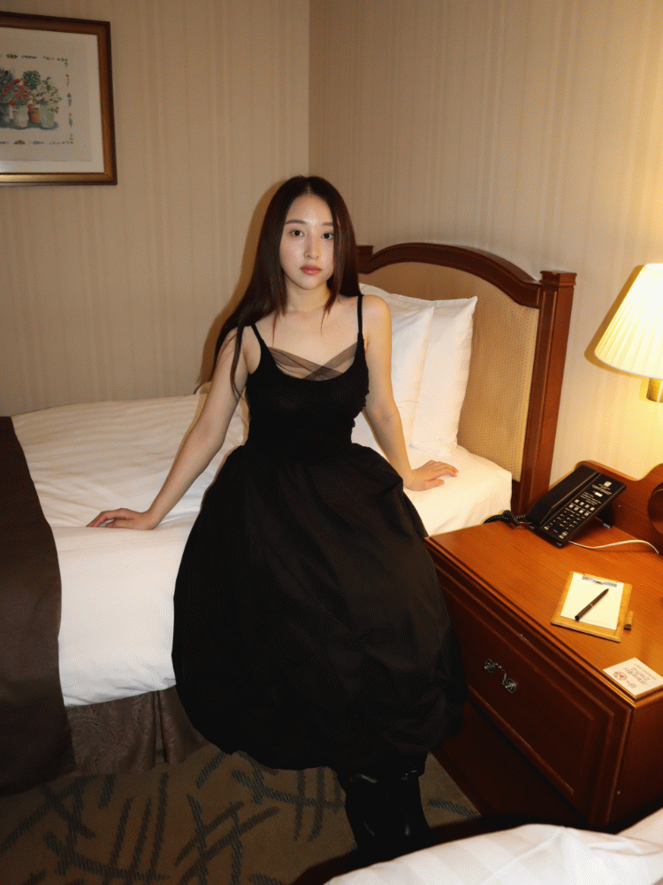 노비야카 Sha wrap sleeveless (white, grey, black)