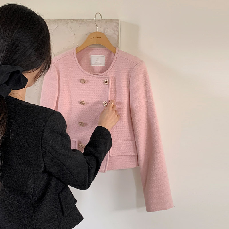 아뜨랑스 국내제작 데일리부터하객룩까지♥🚚부분당일발송 1000장 돌파 블라썸 트위드 더블 자켓 스커트 투피스 봄트위드 봄자켓 봄아우터 면접원피스 셋업하객룩 나들이룩