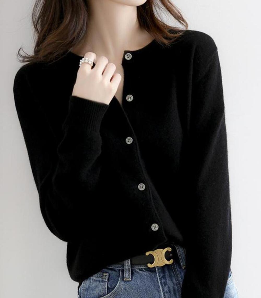 다바나 일부옵션 오늘출발 15가지 컬러 기획전니트 가디건 간절기 필수품 심플 울 캐시미어 라운드 넥 노카라 싱글브레스트 크롭 상의 아우터 티셔츠 봄가디건 와이드 루즈핏