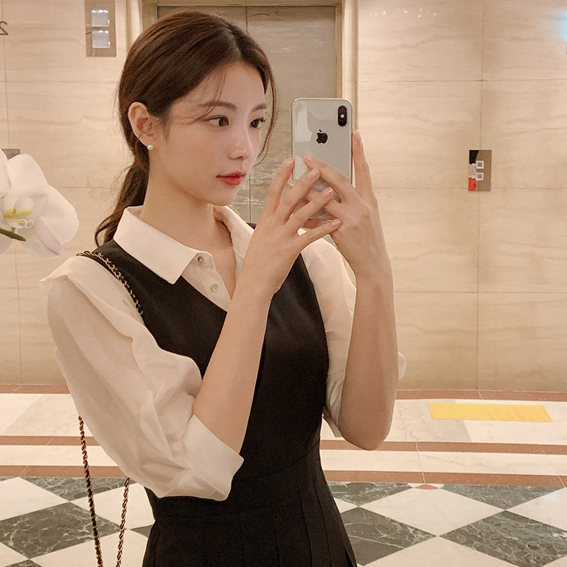 아뜨랑스 추석 빅할인 아뜨데이🚚부분당일발송 1만장 돌파 7컬러 반팔7부 로에드 시스루 카라 하객 블라우스 반팔셔츠 반팔블라우스 상견례룩데이트룩소개팅룩격식룩하객