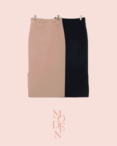 [Short,Long]MODEN 노포샵 쫀득 H라인 스커트