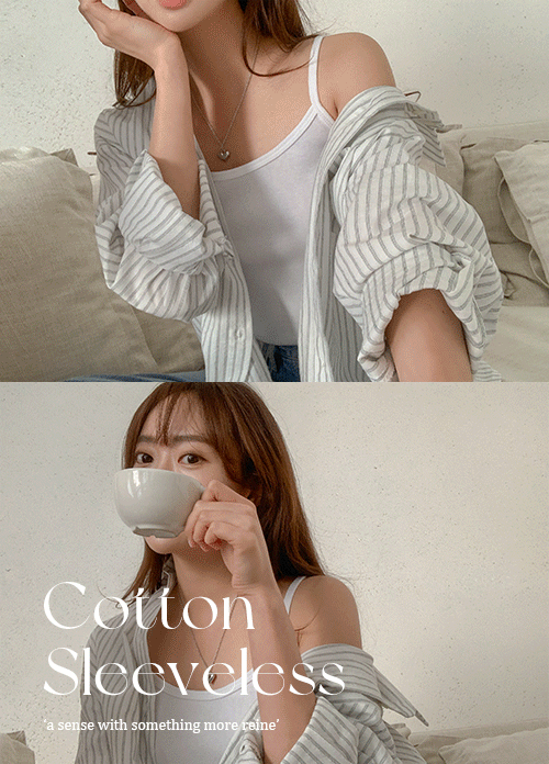 [여름신상] 코튼슬리브리스 (5colors)
