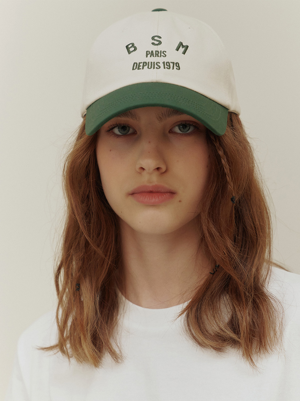 벤시몽 BSM LOGO BALL CAP (MULTI) - GREEN