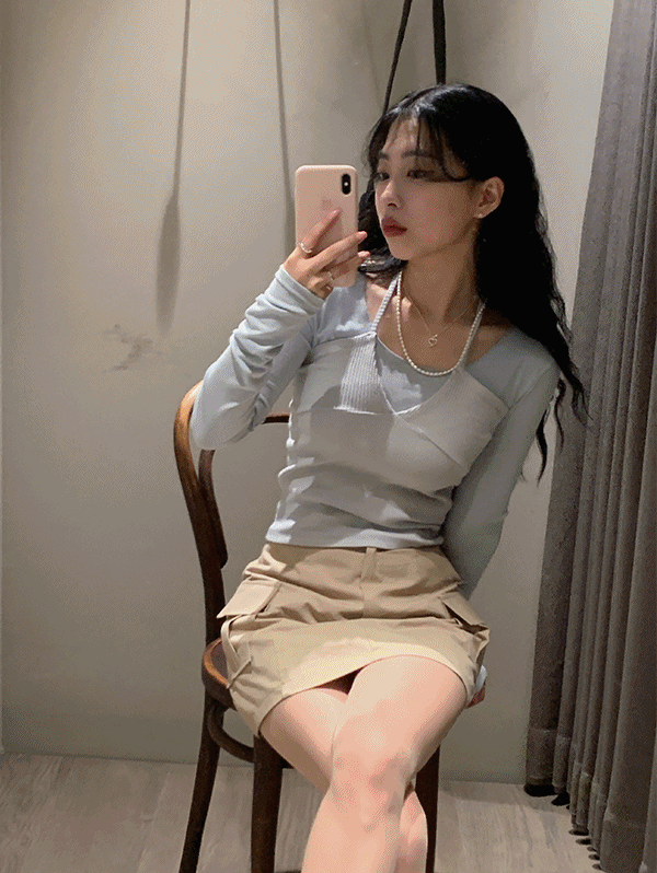 시즈 홀터넥 set - 3color