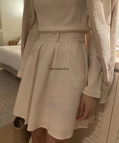 버나뎃 토우스트 코튼 셔링 스커트 (2col) toust