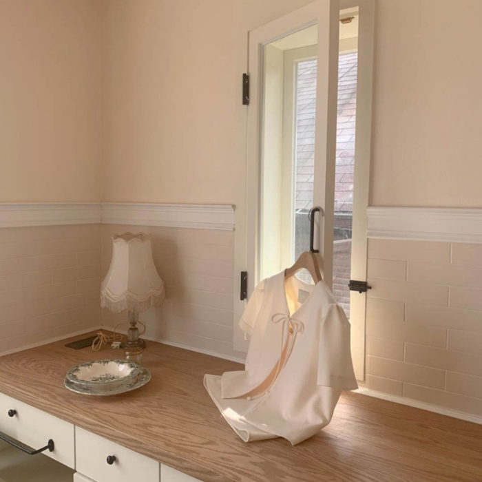 알로항 델리 리본 나시 블라우스 자켓 세트 SET 2col