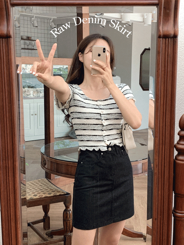 디토 생지 미니 스커트 - 2color / S,M
