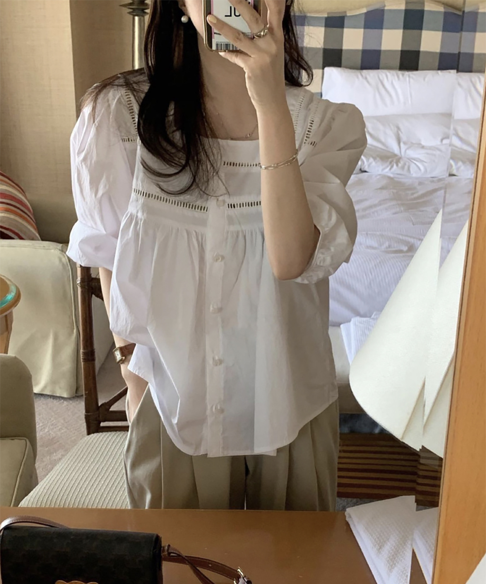 pyt 그레이스 블라우스 (2col) 프영띵 프리티영띵