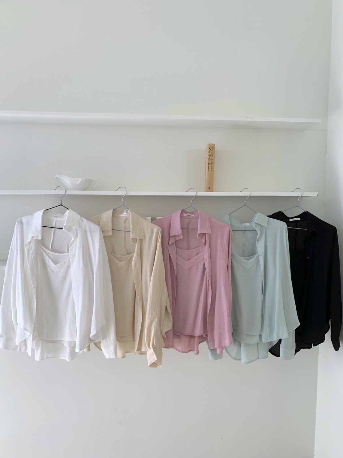 콜드 나시 세트 셔츠 (5colors)