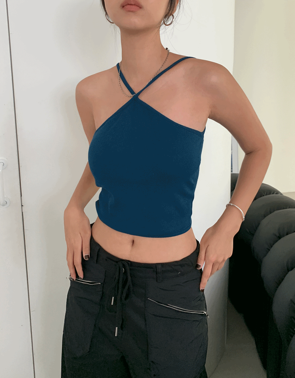 DITTO HALTER SLEEVELESS