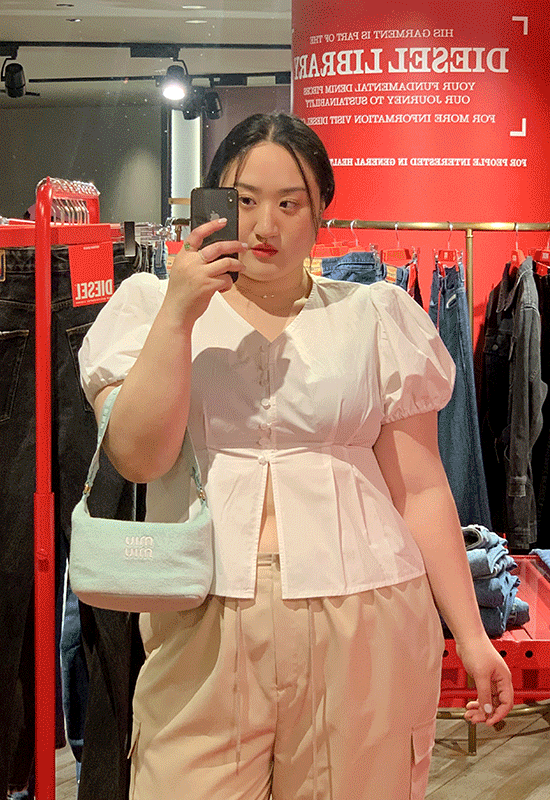 트위 slit puff bl (2color)