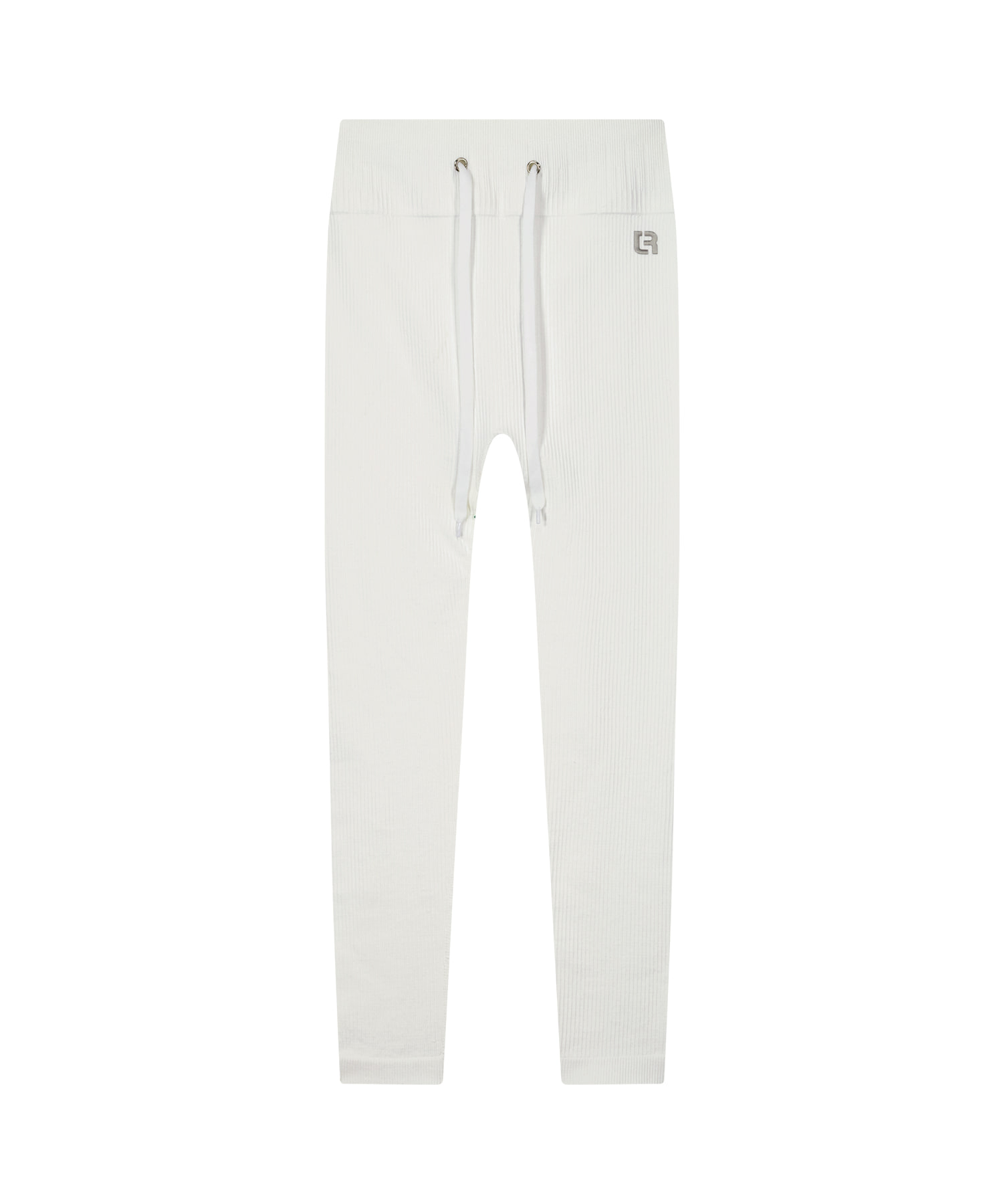 락케이크 Highwaist Ribbed Ciara Leggings - White