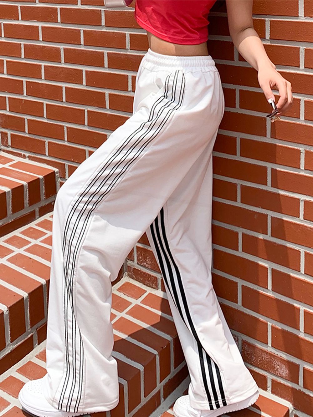 루미에르 당일출고쿨내진동 더블 트레이닝 트레이닝복 트레이닝바지 트레이닝팬츠 밴딩팬츠 밴딩바지 나일론 와이드팬츠 일자바지 일자팬츠 여름 바지 팬츠 여름바지 린넨 린넨