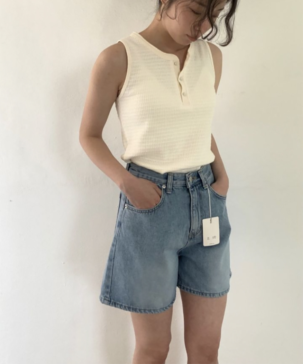 버나뎃 드온도 하프 루즈 데님 (2col) deondo