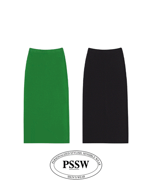 [PSSW] 베르 미디 스커트