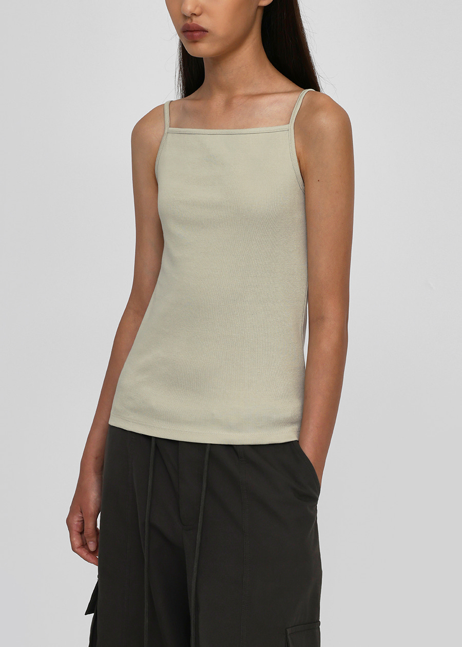 블랙업 [1천장판매] [B-BASIC] 스퀘어넥 솔리드 나시 (2SIZE)