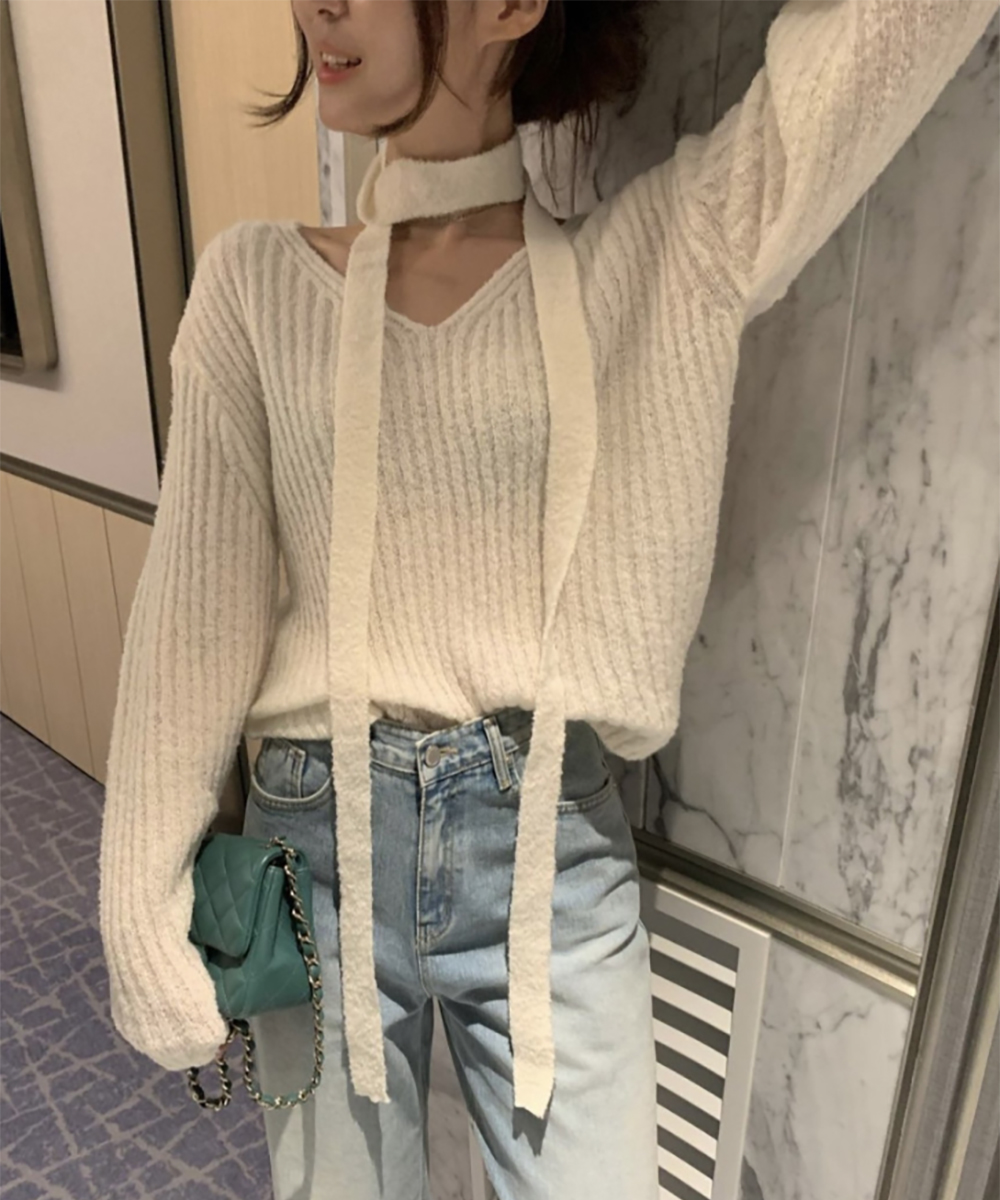 버나뎃 [아이당일]포스터 스카프 니트 (4col) poster