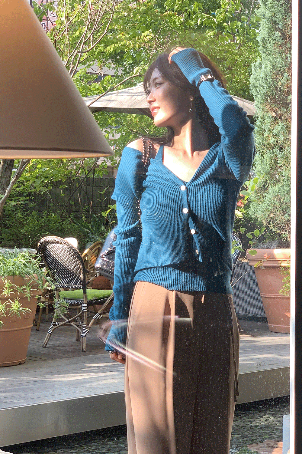 르보네어 shell halter cashmere set nt (3color) - 위시버킷