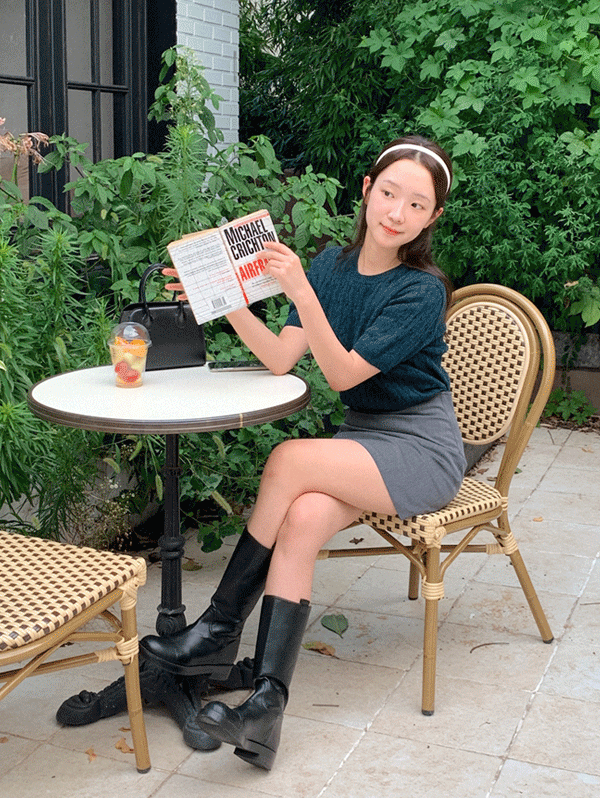 로넌 H라인 미니 스커트 - 4color / S,M