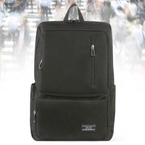 드레시백 릭스 나일론 대학생 백팩 신학기 무지 심플 책가방 빈티지 캐주얼 데일리 천가방 남자 직장인 출근룩 정장 노트북 수납 빅 스퀘어 빅백 지퍼 가방