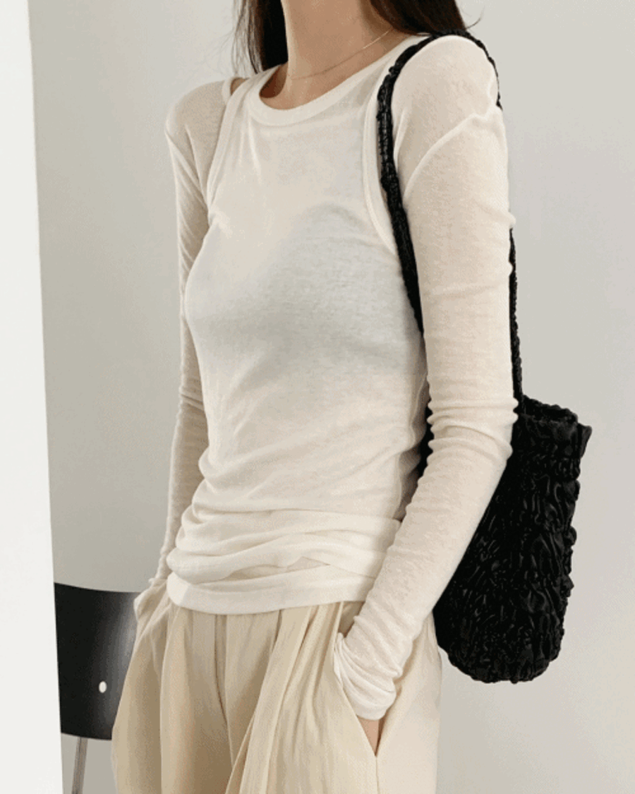 라이트소스 WOOL LAYERD TEE (3c)