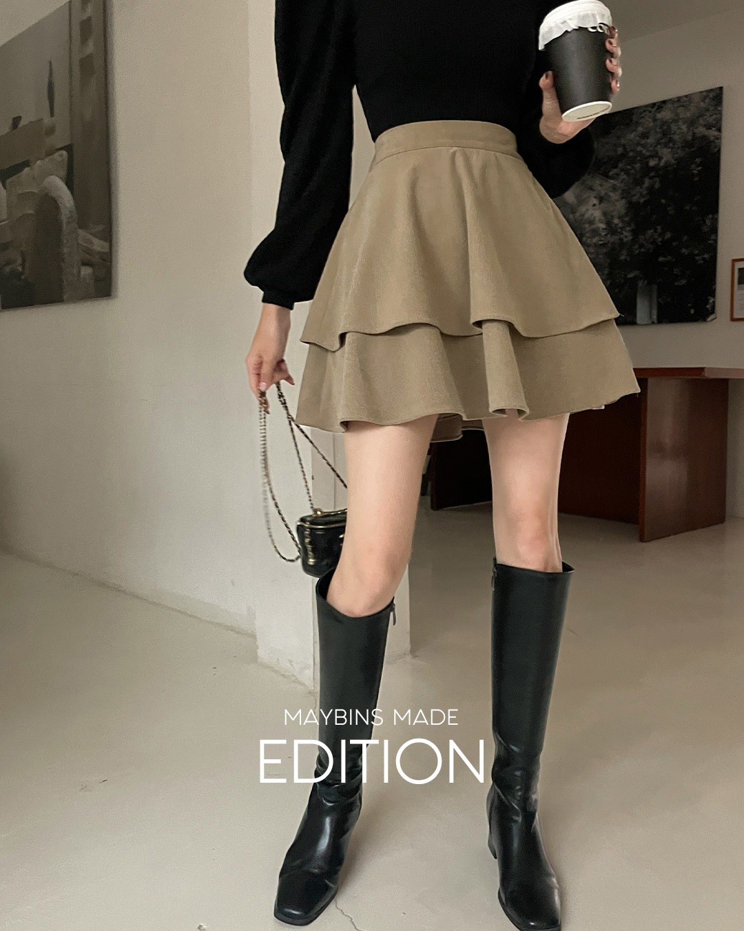 메이빈스 당일발송쇼핑지원금 1만원made 리브 캉캉 미니 스커트속바지포함 자체제작 데일리 꾸안꾸 치마바지 바지안감 데이트룩 캉캉스커트 겨울스커트 가을스커트 A라인스커트