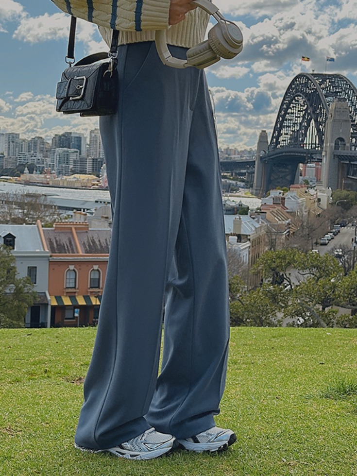 리리앤코 3천장 돌파 무료배송 숏기본롱 텐슬링 히든밴딩 와이드 슬랙스 팬츠신상봄가을데이트룩여행룩유니크룩데일리룩와이드일자밴딩히든밴딩빅사이즈