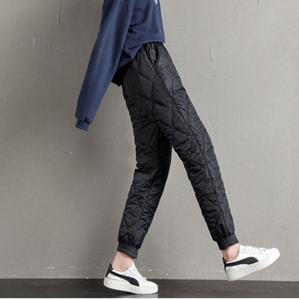 여성 골프 패딩 바지 방풍 레깅스 기모 밴딩 팬츠 겨울 골프웨어 여자 하의 빅사이즈 올블랙