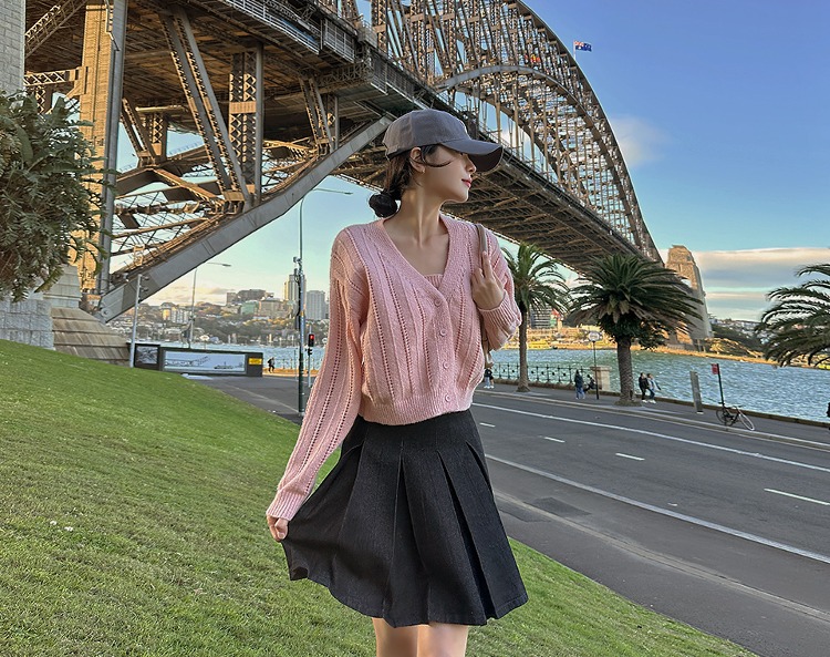 리리앤코 프닐벤 펀칭 세미크롭 니트 나시 가디건 세트 가을 신상 데일리 데이트 하객룩 러블리 하객코디 긴팔가디건 간절기아우터 간절기 니트세트 니트가디건 니트나시 투피스세트