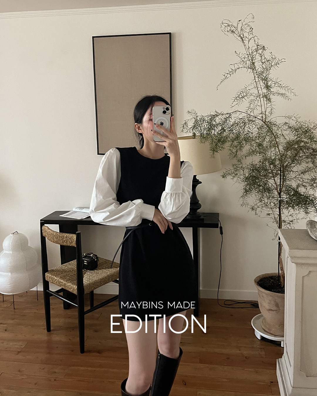 메이빈스 당일발송기획특가made 브뤼셀 벨트 미니 원피스자체제작 벨트 벨티드 세트원피스 배색원피스 레이어드원피스 니트원피스 하객룩 하객원피스 결혼식원피스