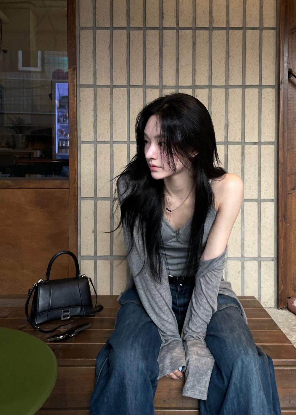 웨어니드 웨드 울 라이오셀 여리핏 가디건