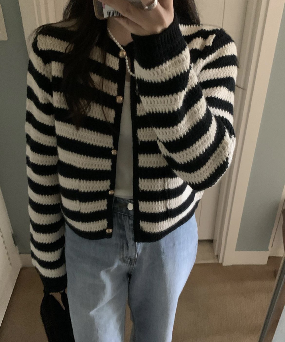 버나뎃 [당일 블루]Pyt 살롱 가디건 (2col) 프영띵 프리티영띵