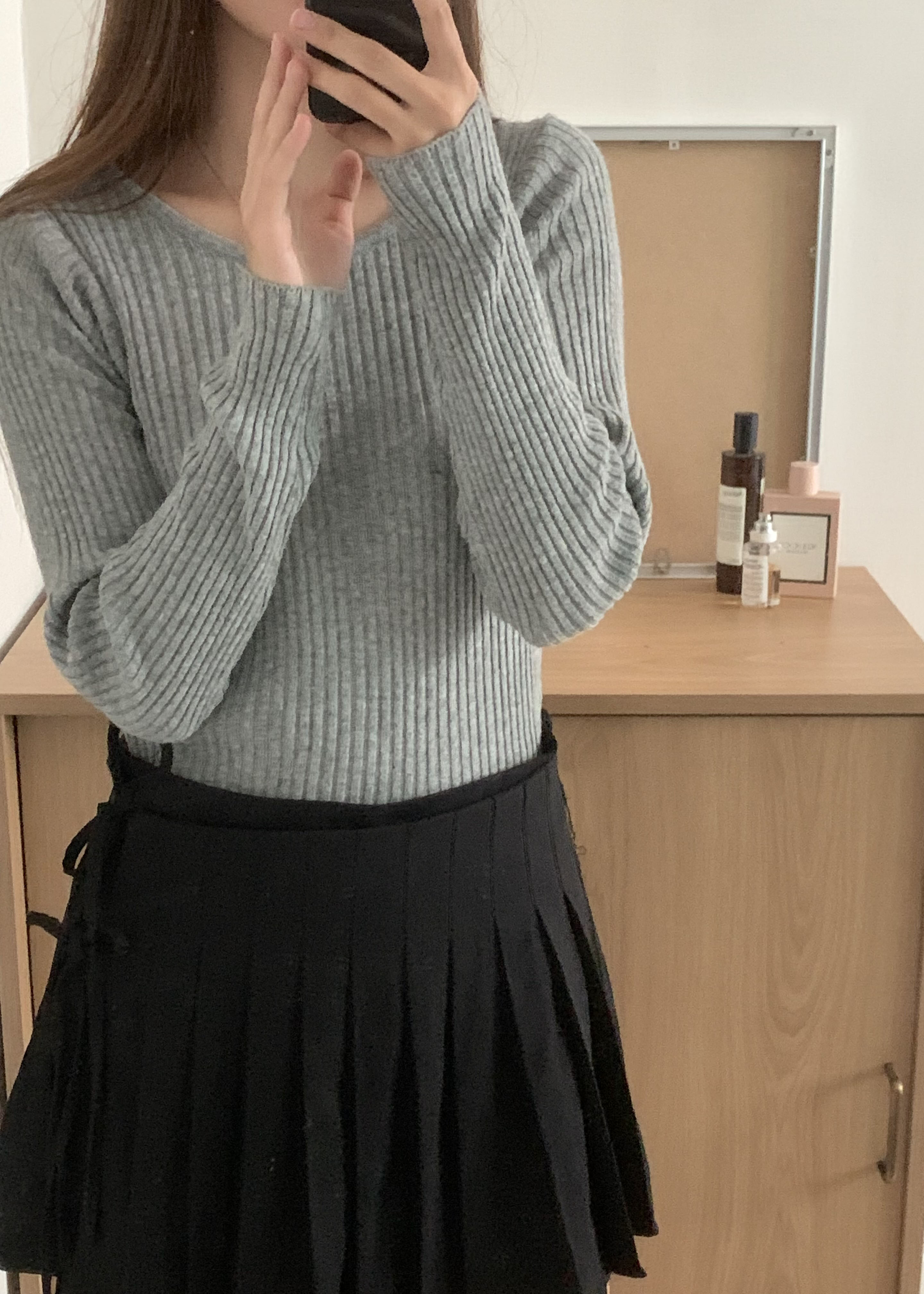 어톤오브 나이스 골지 베이직 니트 (Nice basic knit)