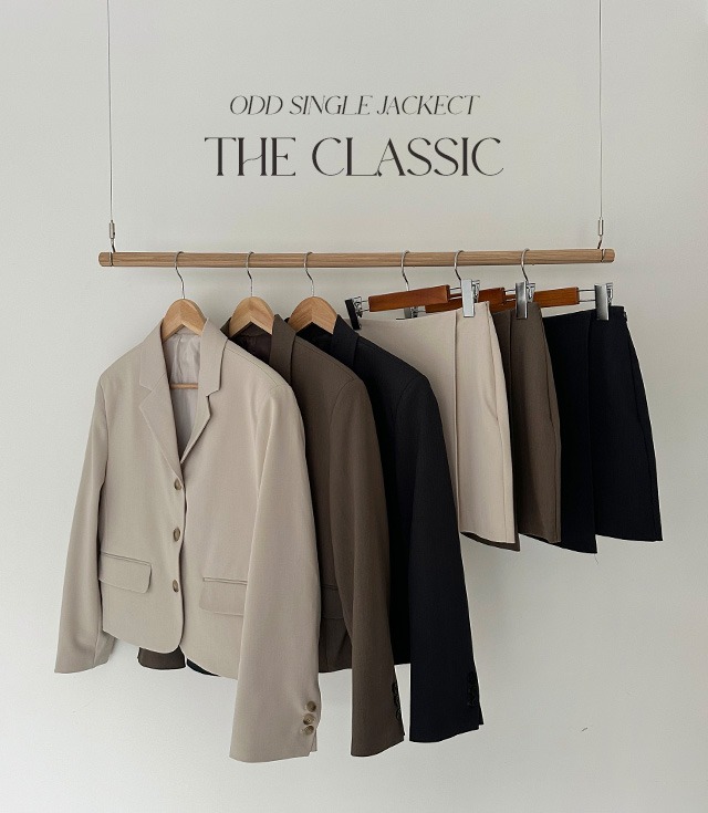 삐뽕언니 가을정장 오드 클래식 싱글자켓세트구매가능3color 가을긴팔자켓 간절기아우터 간절기싱글자켓 가을정장자켓 가을하객룩 하객룩자켓 출근룩 기본자켓 숏자켓 정장셋업