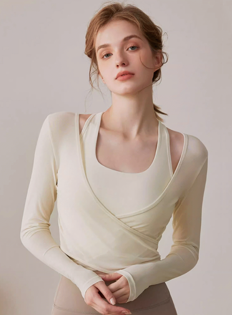 [SET] 커버 뮤즈 롱슬리브 탑 ( 3colors )