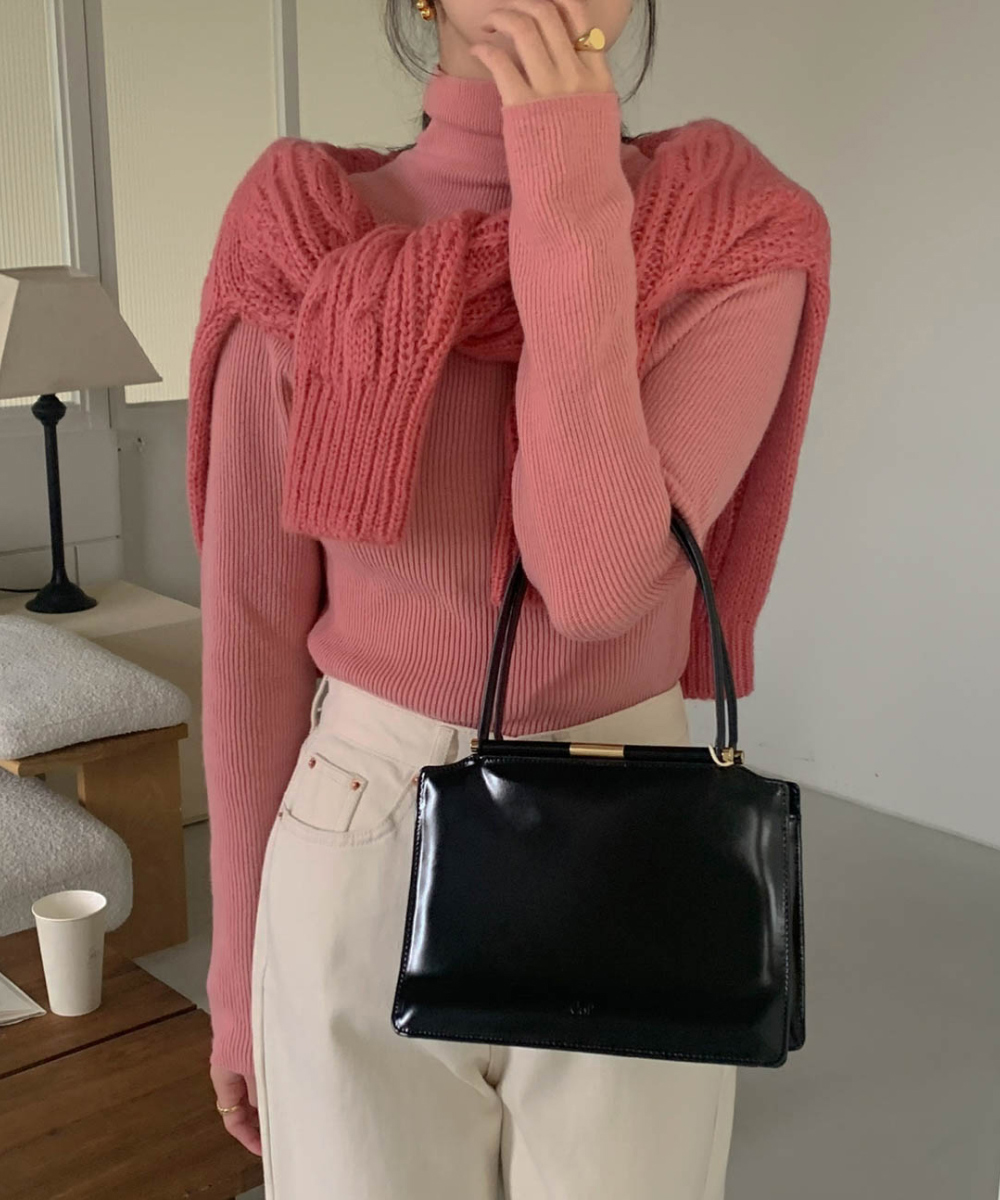 시그니처 롤리 폴라 니트 (5col) signature