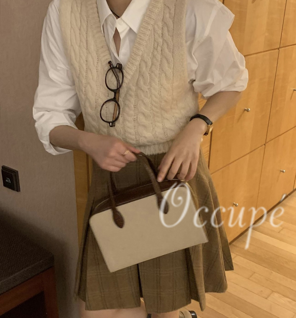 오큐페 [차콜당일]미엘 울 베스트 (4col) miel 니트조끼