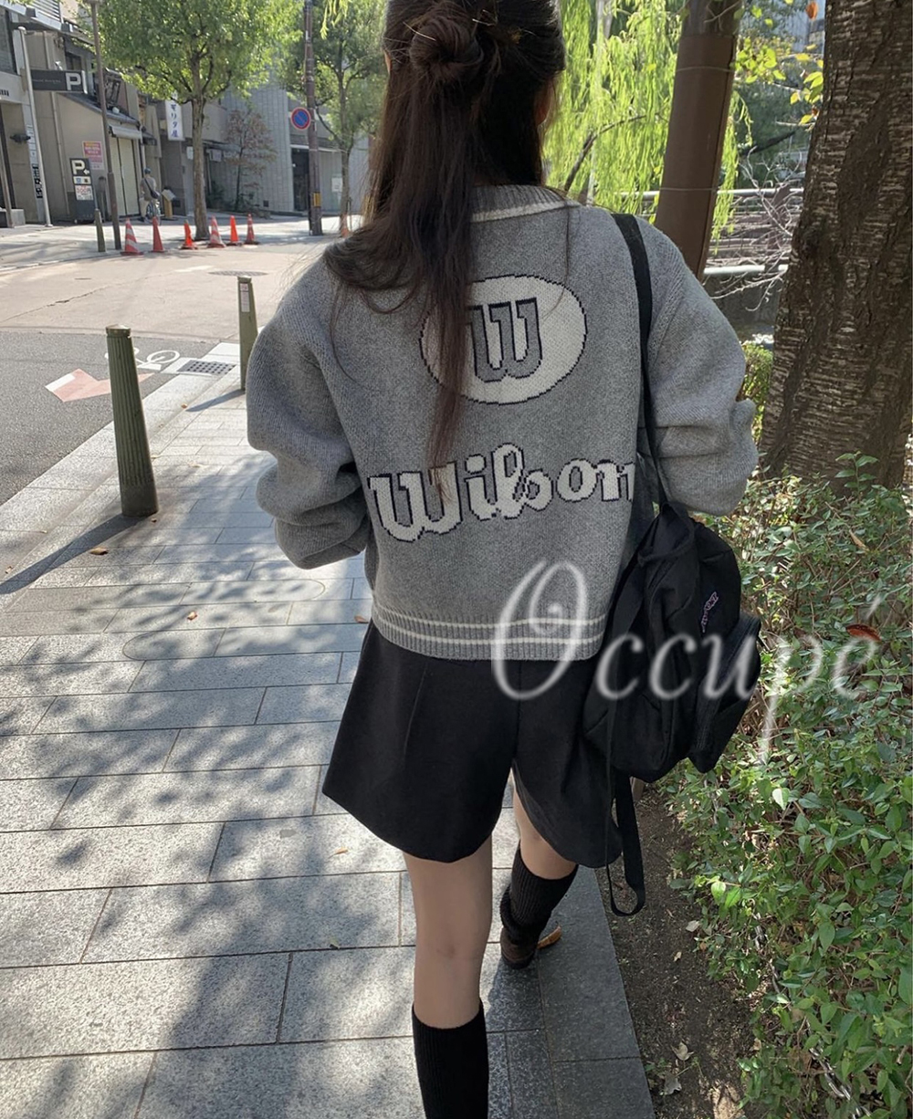 [당일발송]프리러브 윌슨 블루종 니트 (2col) freelove