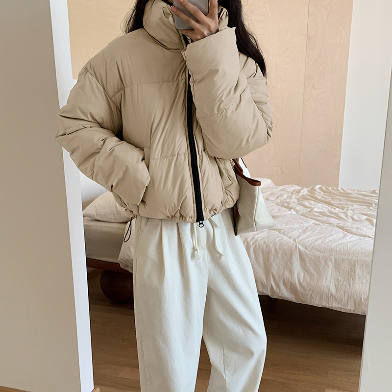 베이지하루 여성 경량 다운 점퍼 카라 퀼팅 자켓 코튼 여자 가을 겨울 간절기 아웃도어 아우터 루즈핏 신상 커플 등산 방수 가성비 루즈핏 예쁜 30대 40대 여자 레이디