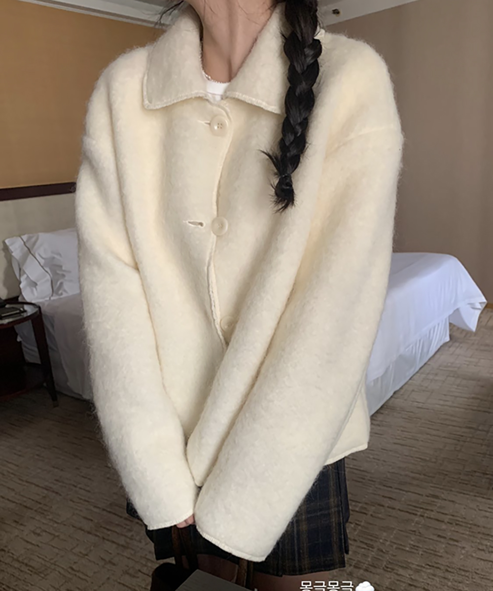 멜라운지 슈가 울 자켓 (2col) mellounge