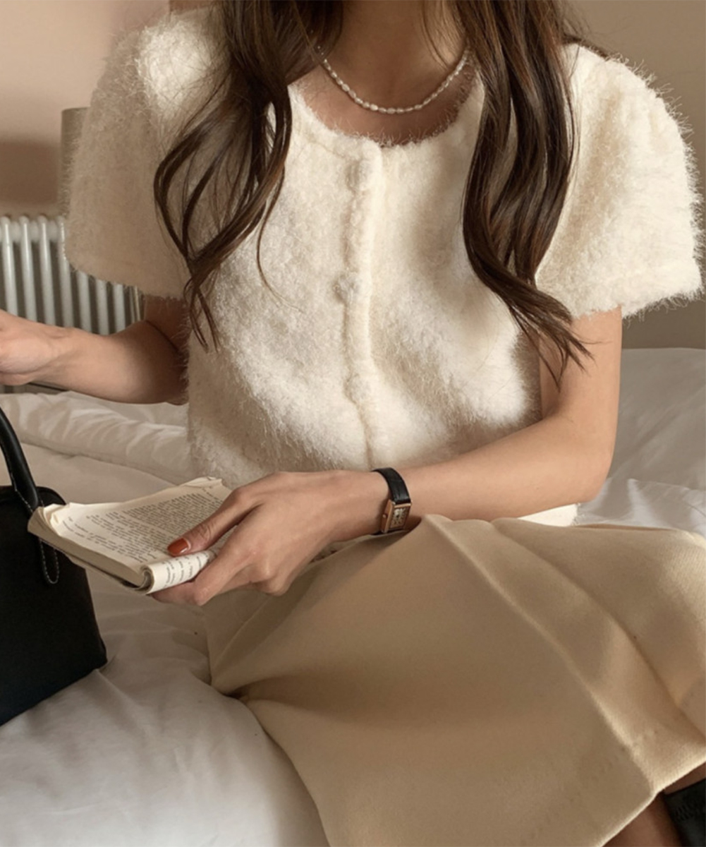 버나뎃 이너프 눈꽃 가디건 (3col) inouf