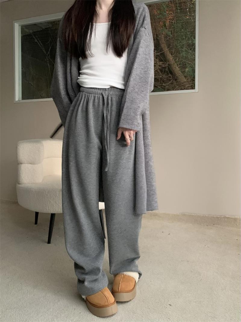 비스켓바스켓 기모안감 데일리 루즈핏 기본핏 와이드 와이드팬딩팬츠 와이드팬츠 기모안감팬츠 기모팬츠 겨울팬츠 겨울트레이닝팬츠