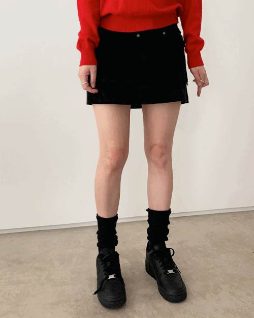 CORDUROY POCKET SKIRT (2c)