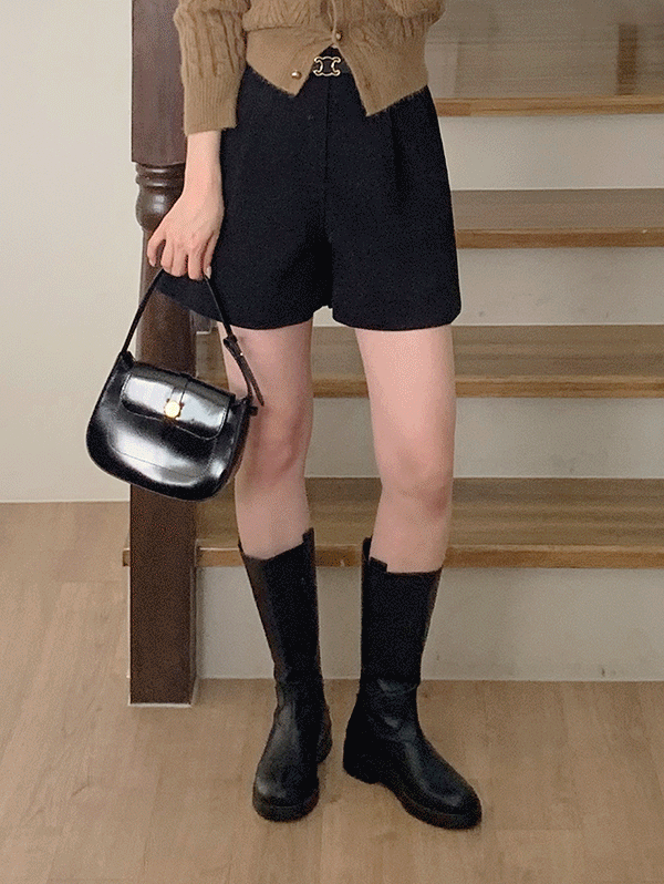 이퓨 [1만장돌파!/단독기획] 우니 윈터 피치기모 숏팬츠 - 2color / S,M,L