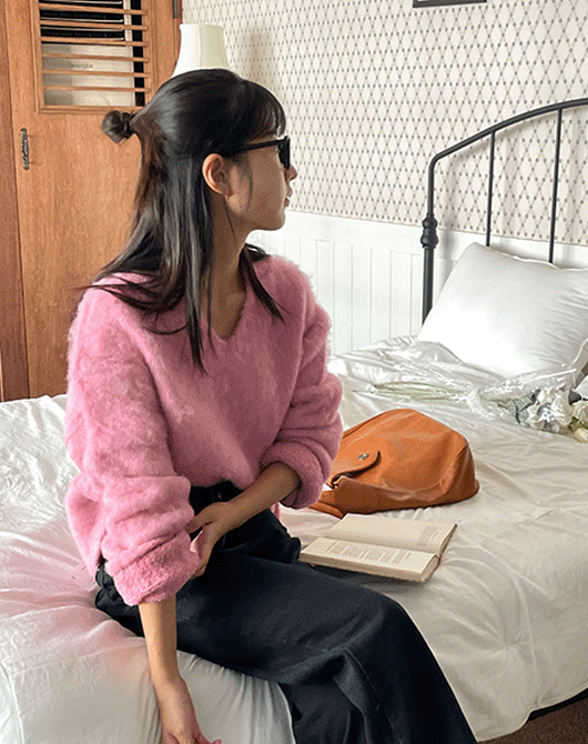 땡큐 브러쉬 브이 knit (4color)