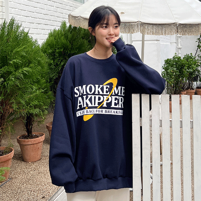 [4XL] SMOKE 맨투맨 4color